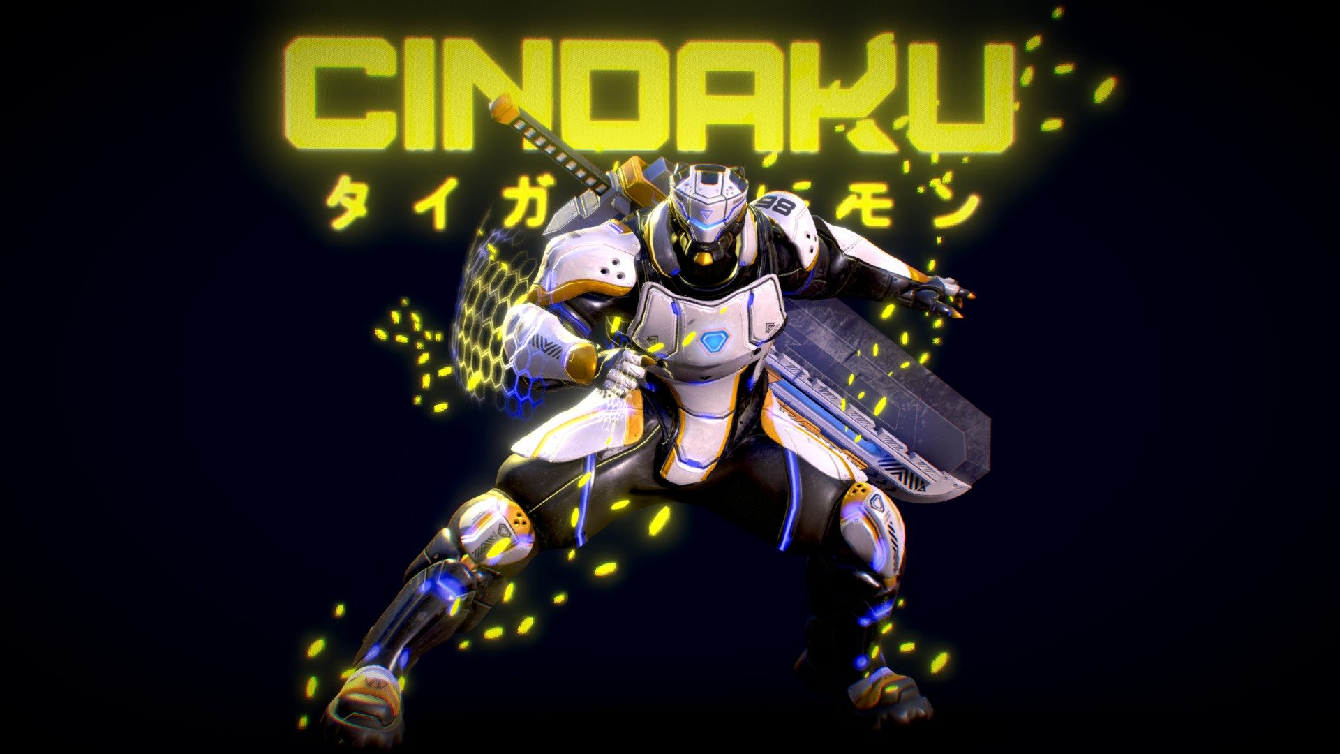 Low Poly - Cybernetic Soldier Cindaku - Buy Royalty Free 3D model by ...