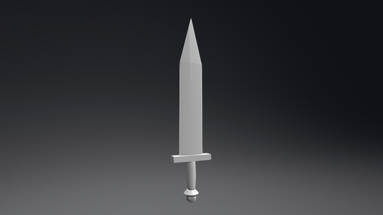 Basic Sword - Download Free 3D model by Cyantix [45e20e7] - Sketchfab