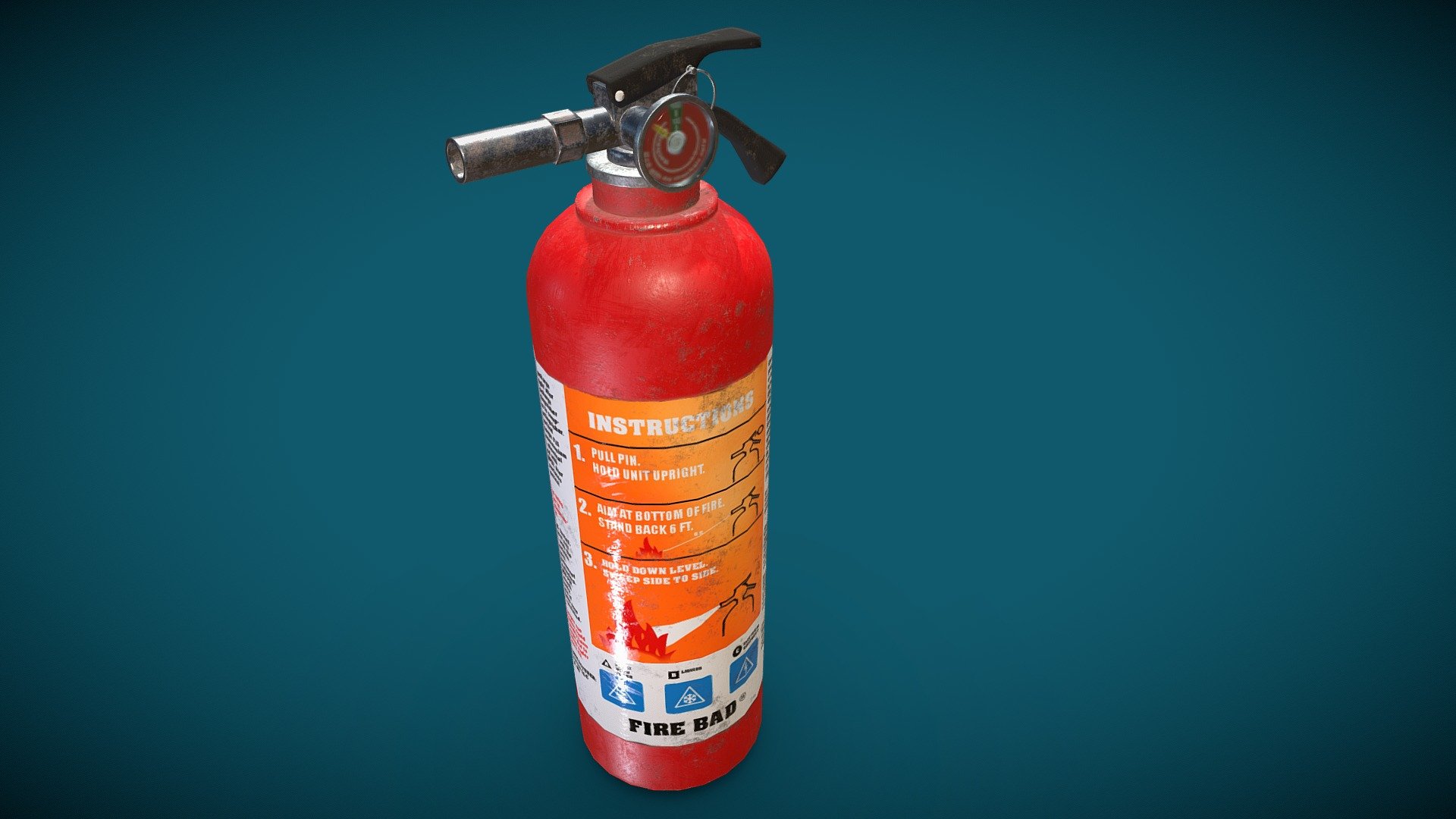 Fire Extinguisher - Download Free 3D model by necrophob30 [45e28bd ...