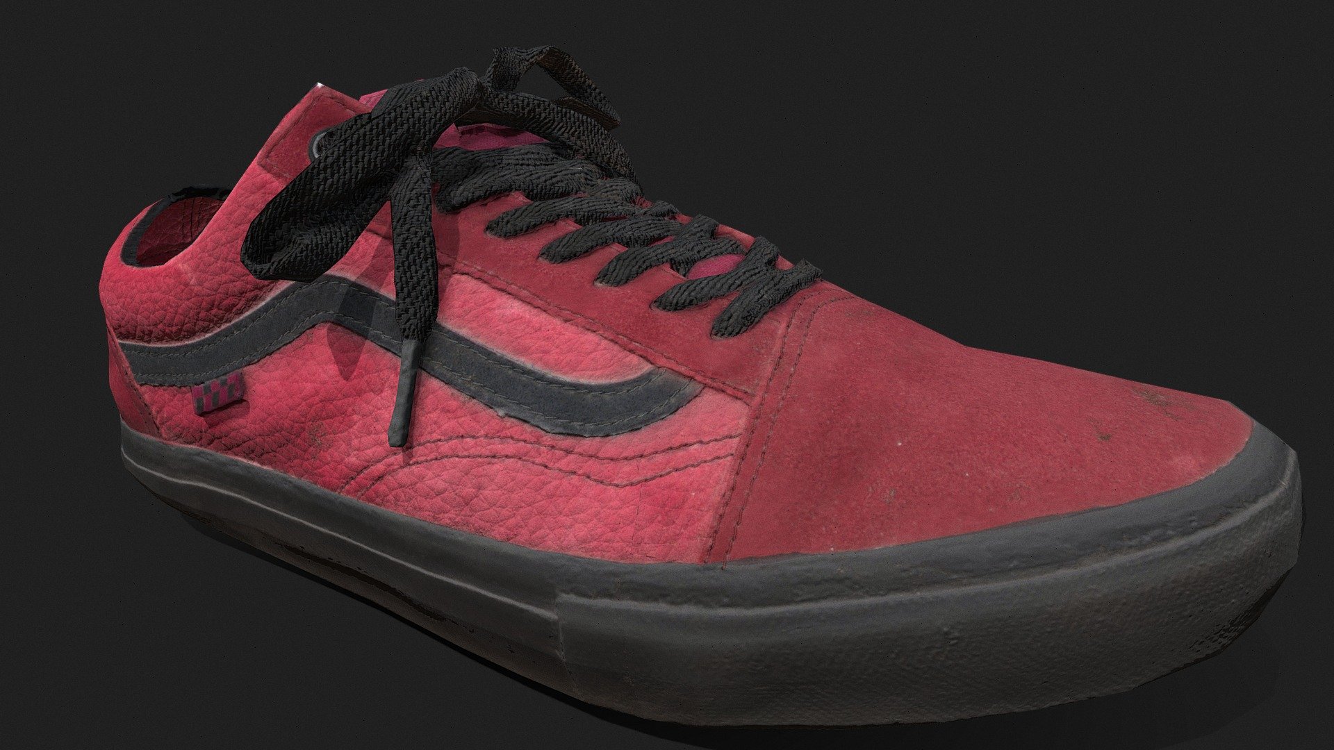 Red Vans Shoe - 3D model by NicholasNJ [45e4779] - Sketchfab