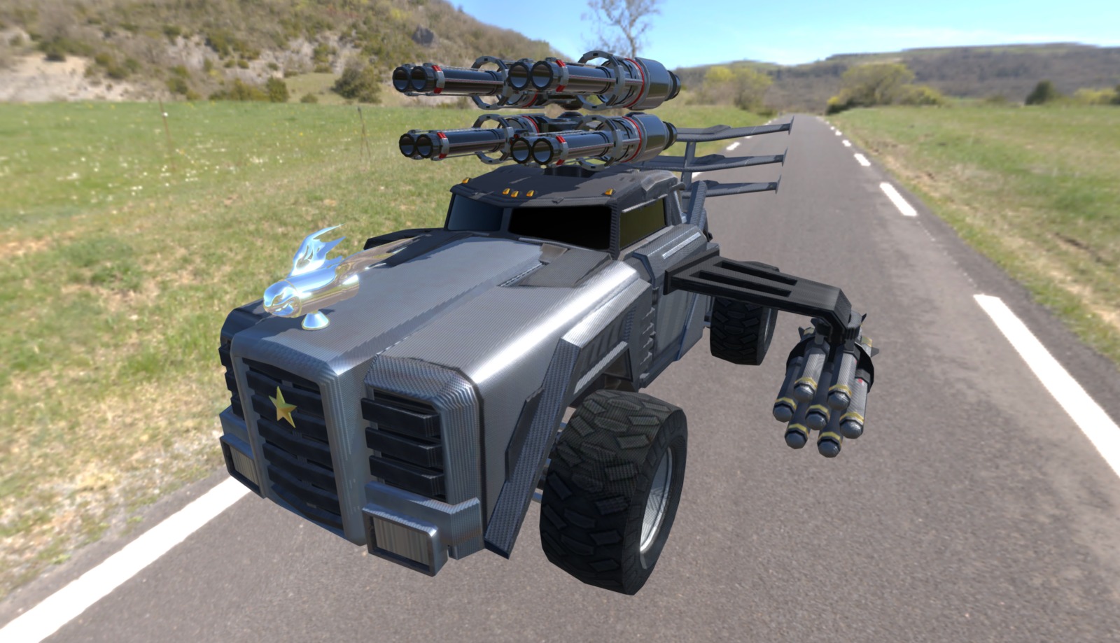 Moving Harasser [Planetside 2] - 3D model by manuhart [45e48ff] - Sketchfab