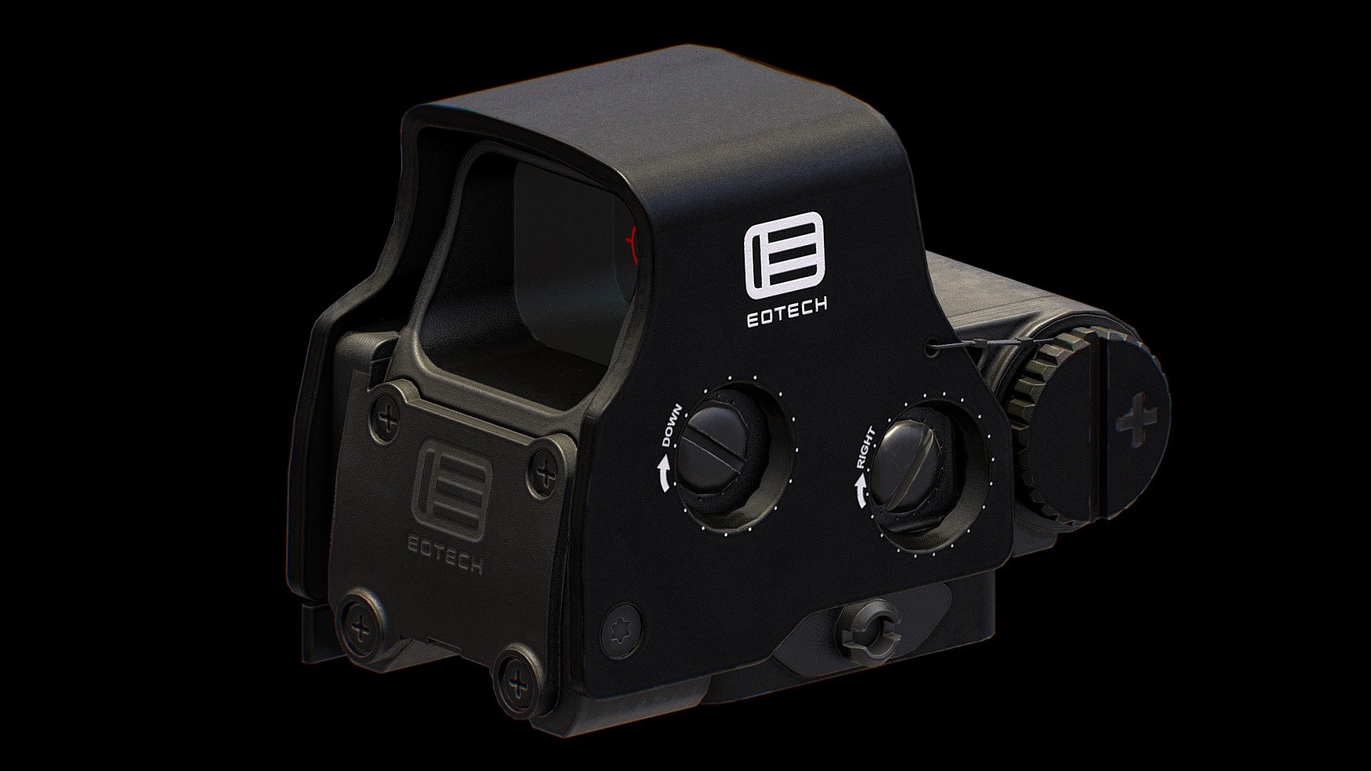 EoTech EXPS3-0 Holographic Weapon Sight Lowpoly - Download Free 3D ...