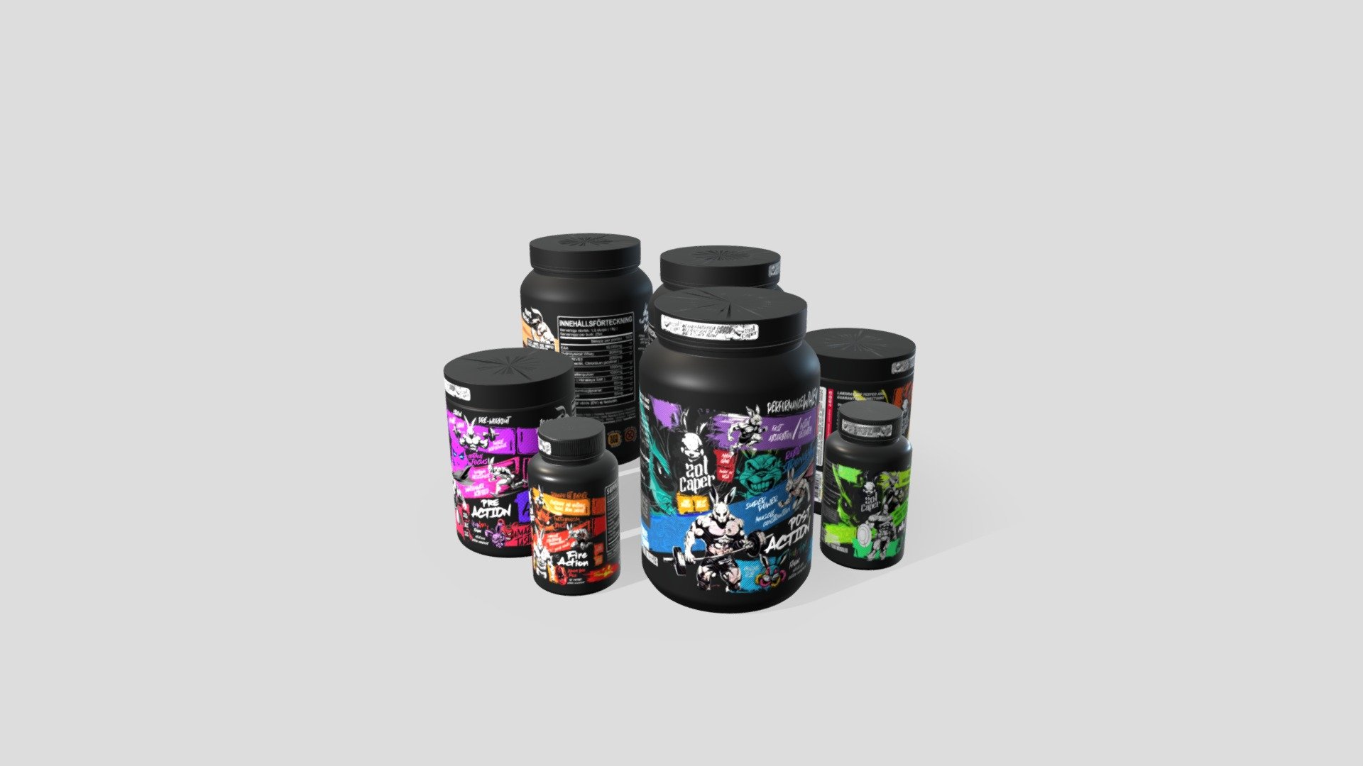 Zot Supplement branding - 3D model by arquimedia001 [45e576e] - Sketchfab