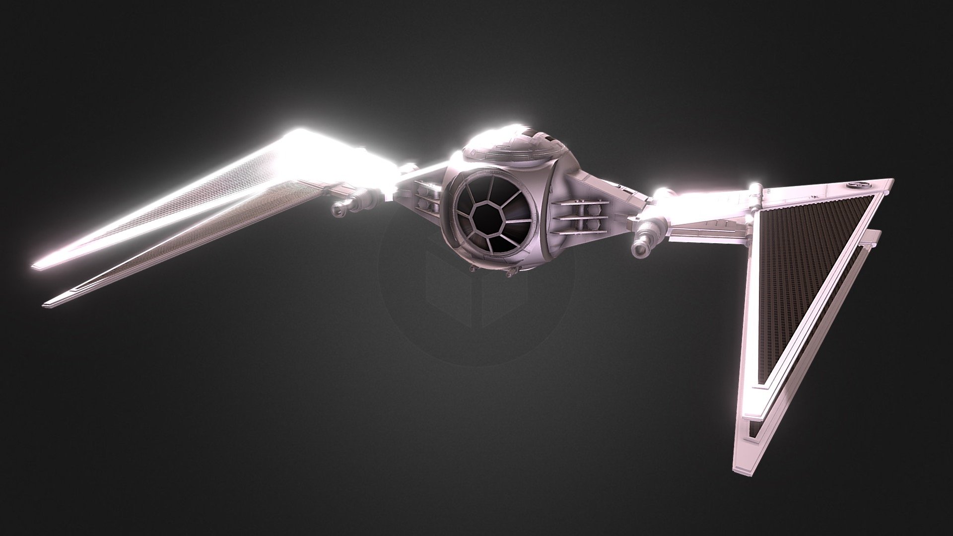 TIE Hunter - Download Free 3D model by gavinpgamer1 [45e60e2] - Sketchfab