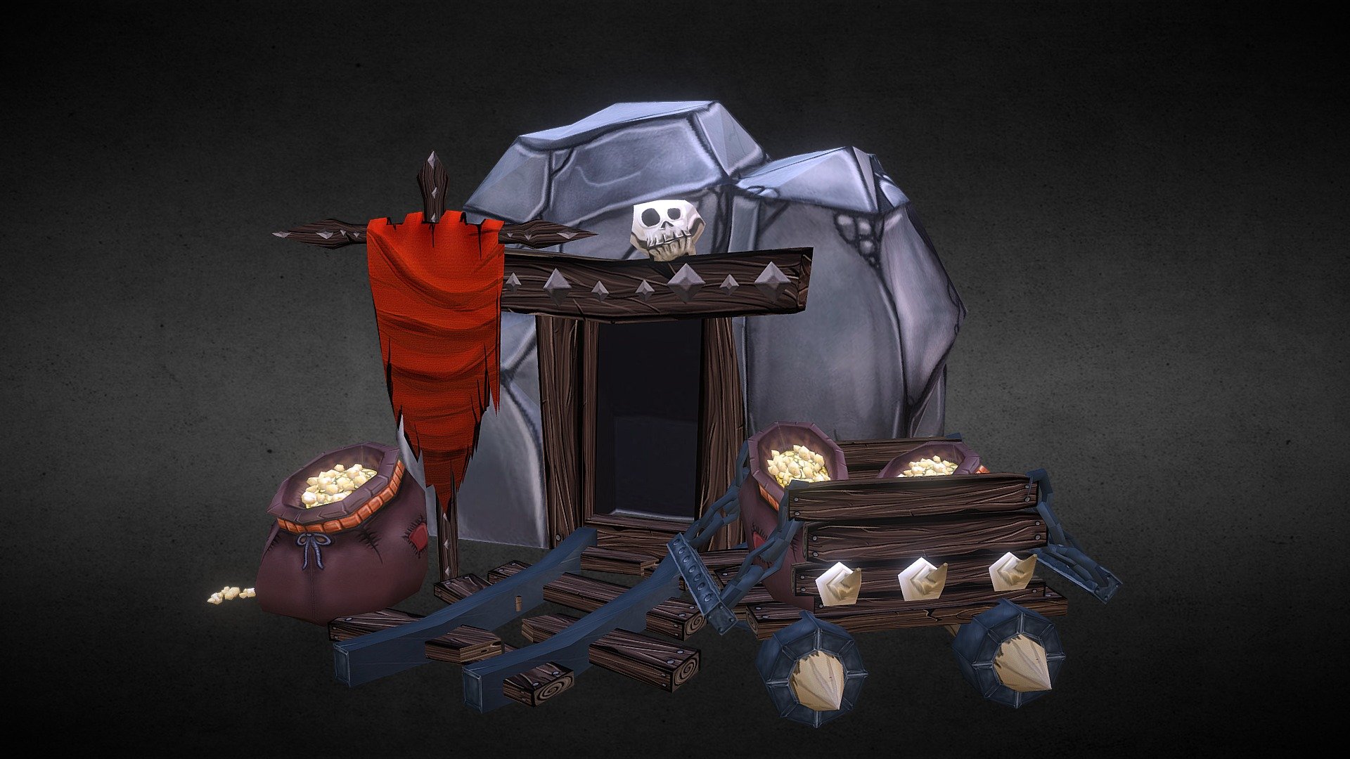 Orc Gold Mine - 3D model by Many-Worlds (@manyworlds) [45e7d78] - Sketchfab