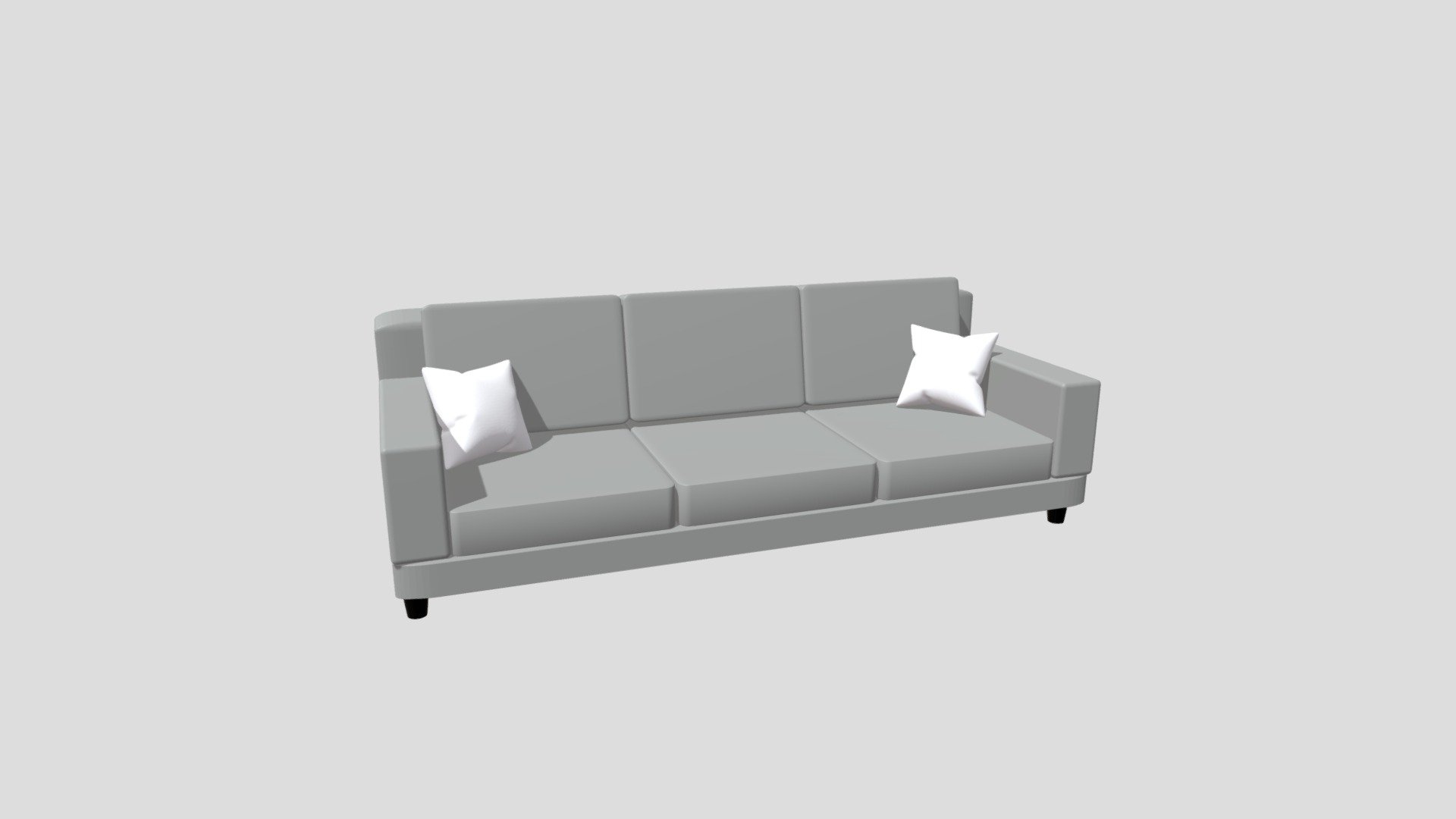 Couch - Download Free 3D model by calebwretlind [45e7ff4] - Sketchfab