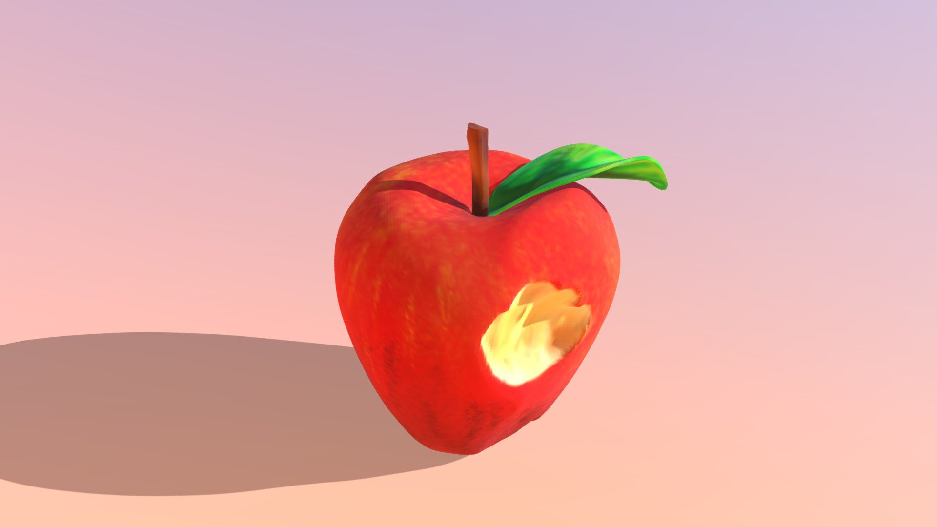 Apple - 3D model by Nalou_art [45e95b8] - Sketchfab