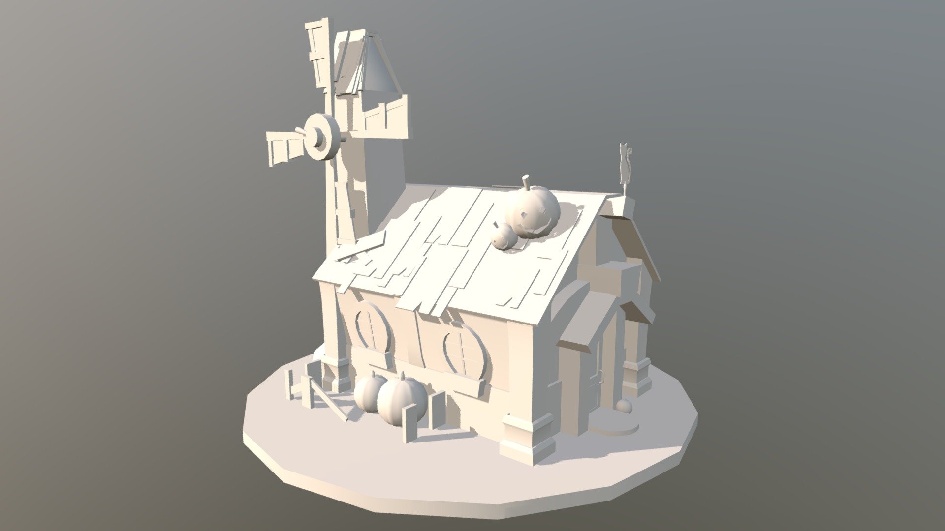 Halloween House - 3D model by VerdisRaluca [45ea5e8] - Sketchfab