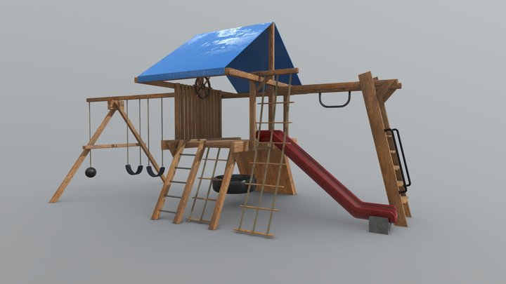 Playground-equipment 3D models - Sketchfab