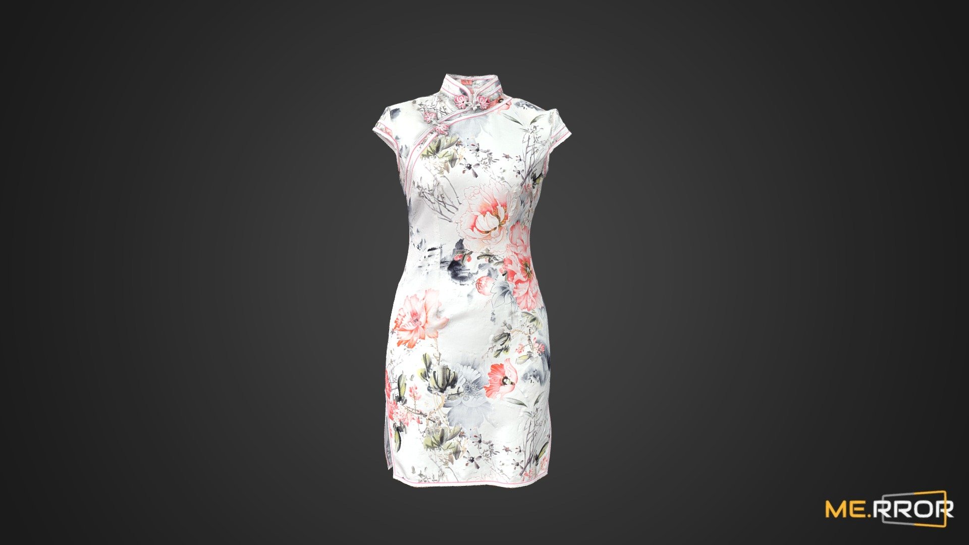 Qipao Cheongsam Traditional Chinese Dress - Buy Royalty Free 3D model ...