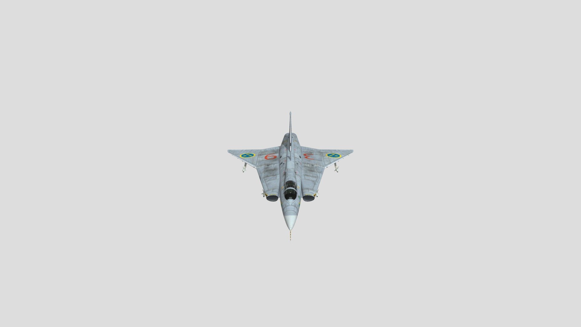Saab J35XS (War Thunder) - Download Free 3D model by KojfDiscord ...