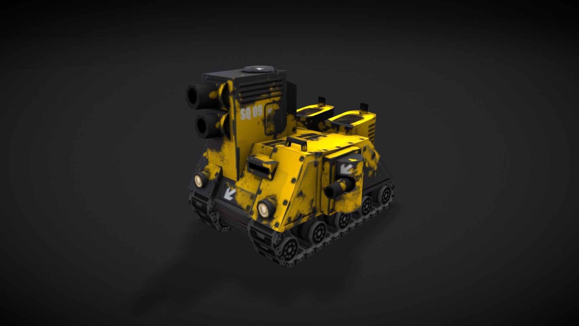 Toon tank - 3D model by jnstphnbrqn [45ee8c7] - Sketchfab