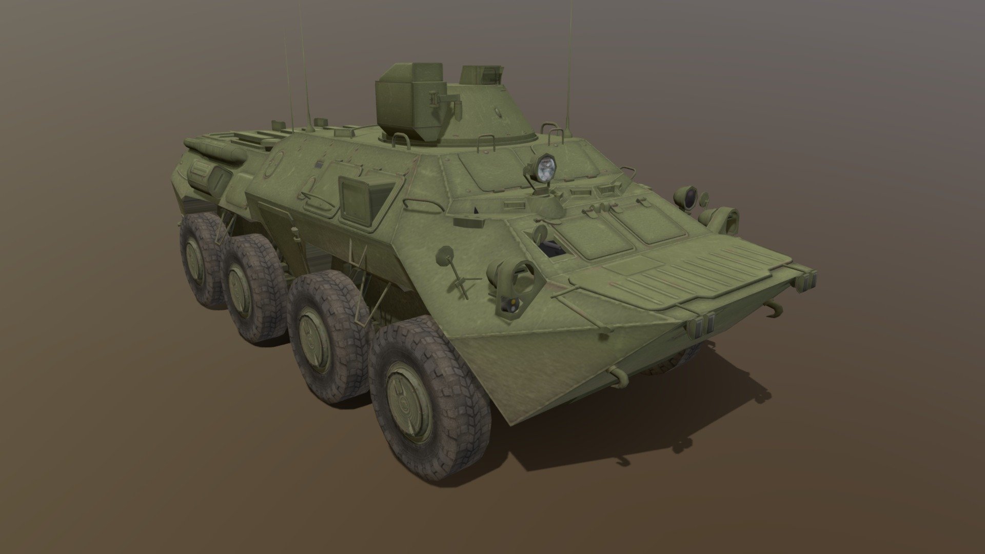 BTR-80 1V152 - Download Free 3D model by 42manako [45eea28] - Sketchfab