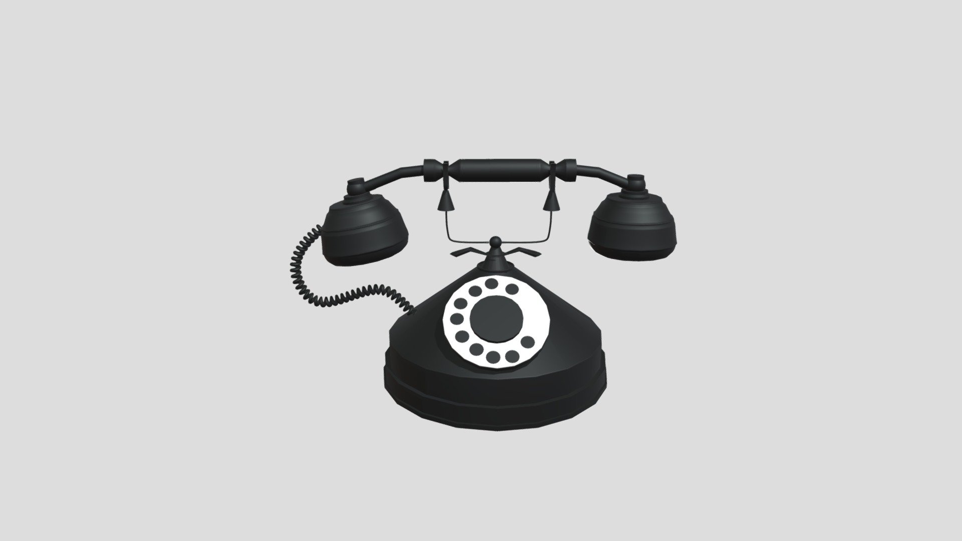 Old Telephone - 3D model by rajeswarirajappan [45f01b1] - Sketchfab