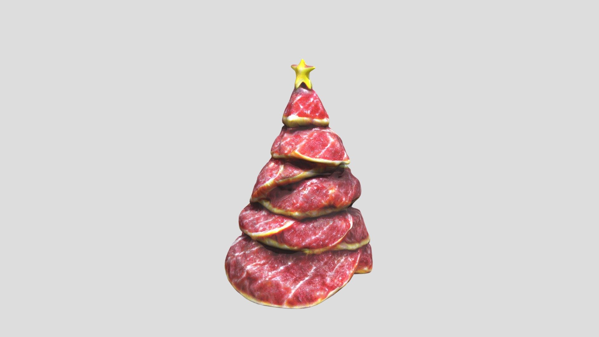 Meat Christmas Tree - Download Free 3D model by silasx [45f12b3 ...