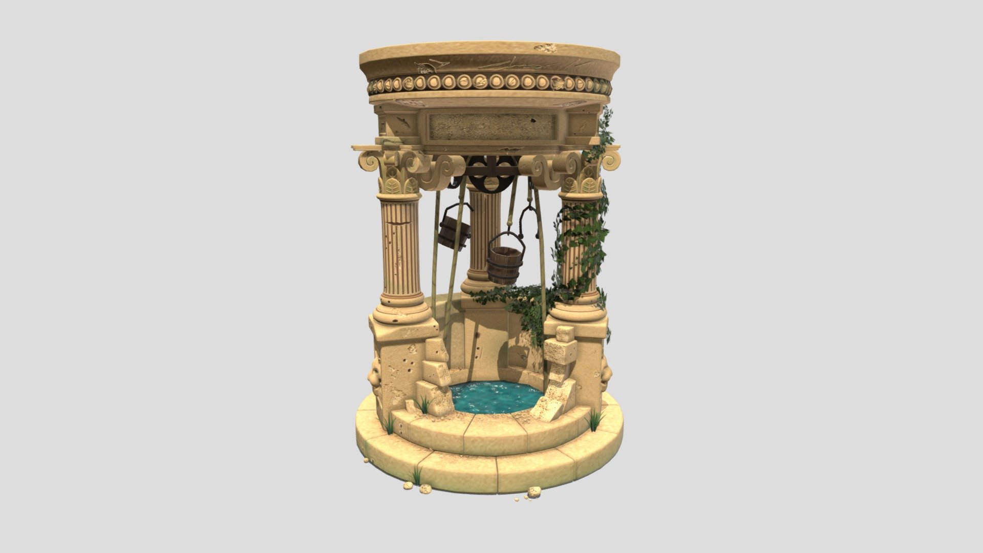 Well - 3D model by Kamesh.Hamare [45f276f] - Sketchfab