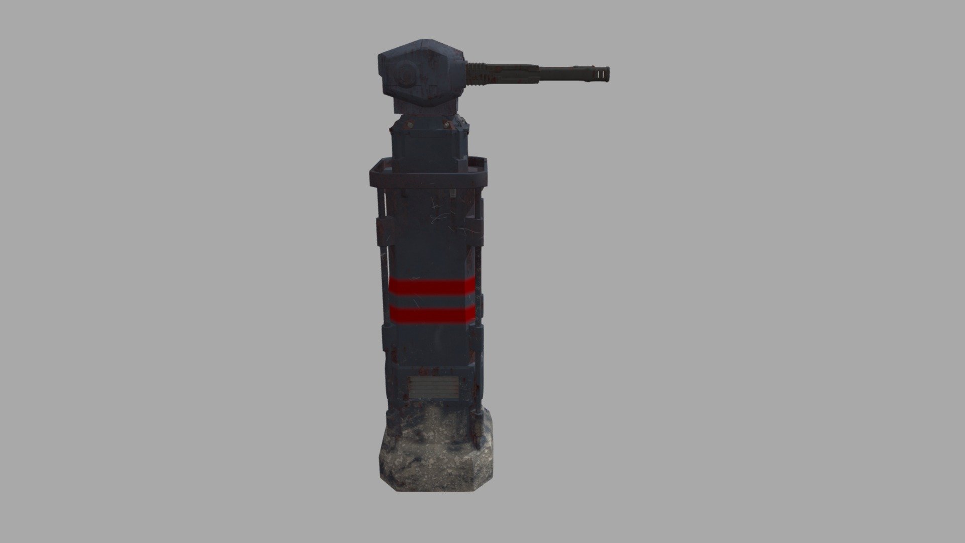 DCA antiaircraft tower or space tower - Download Free 3D model by ...