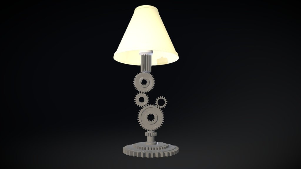 Table Lamp 3d Model - 3D model by sabbir [45f3e7f] - Sketchfab