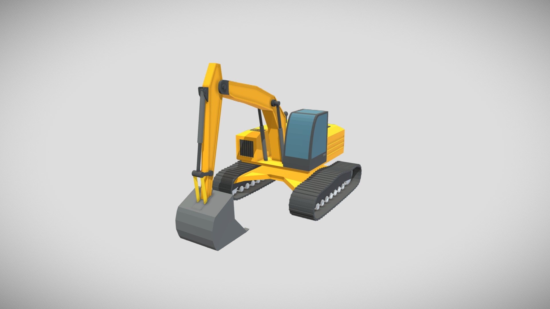 Lowpoly Excavator - 3D model by Lukman Adhitio (@lukmanadhitio ...