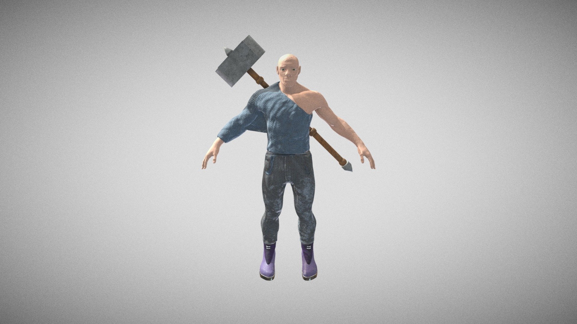 personnage_jack - 3D model by Karl.Hauzeur1 [45f5074] - Sketchfab