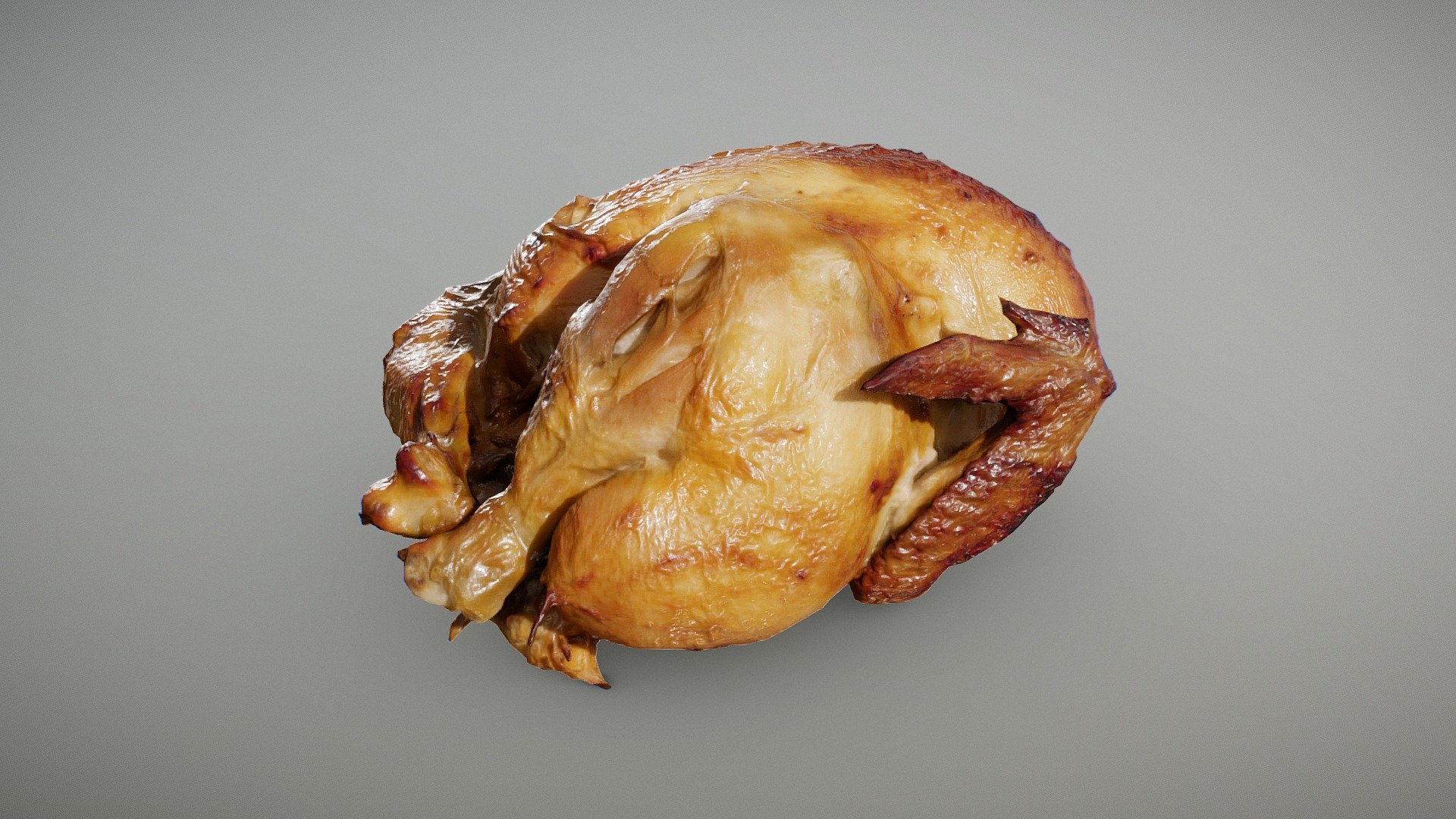 Whole Roasted Chicken - Download Free 3D model by inciprocal ...