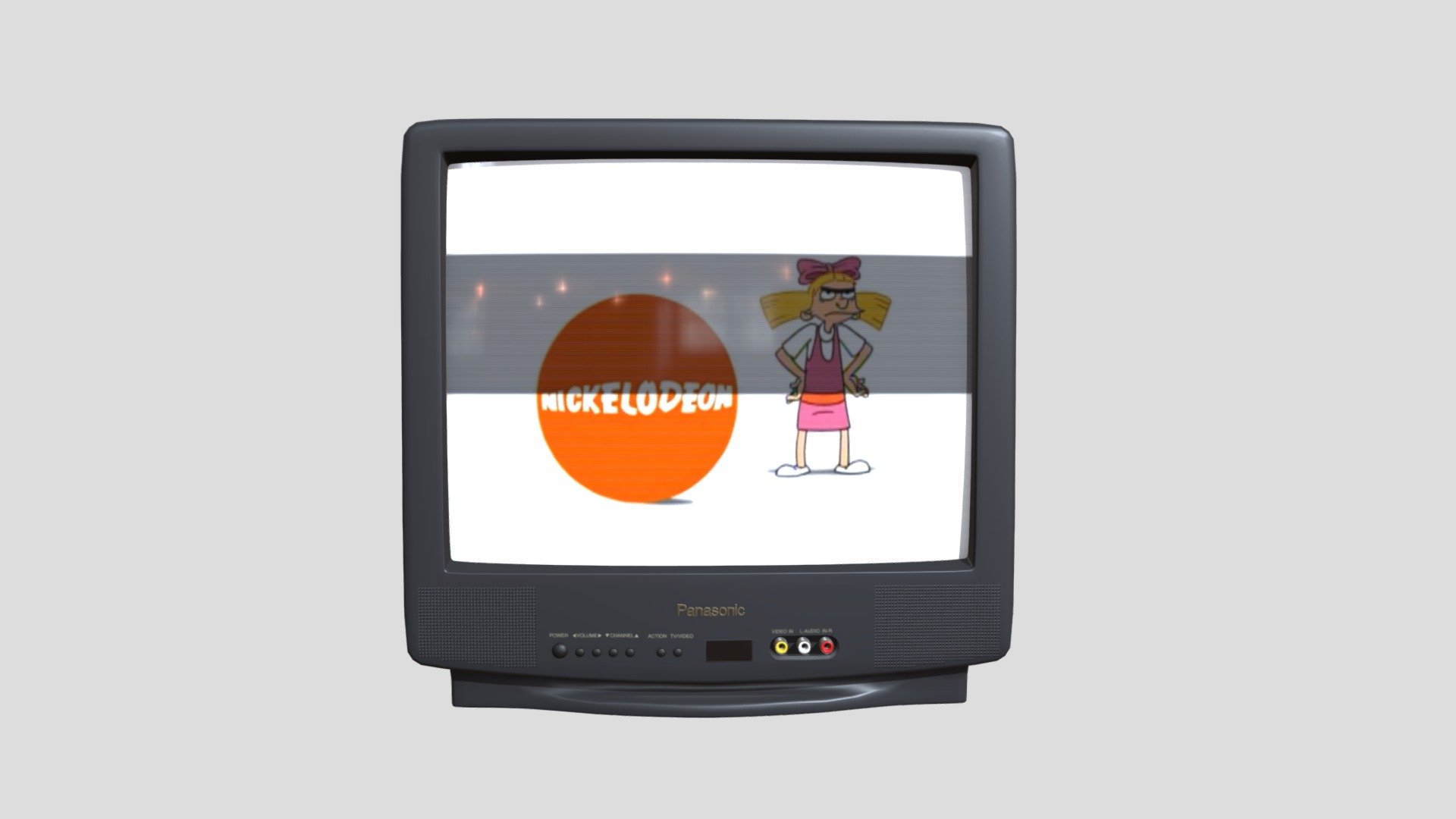 Panasonic CRT TV (1990s) - Download Free 3D model by DamianToons ...