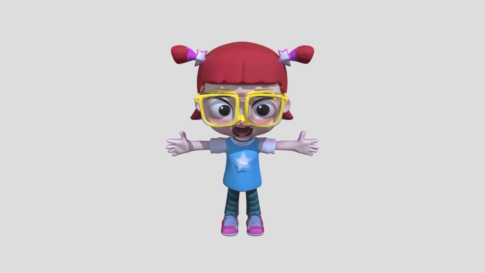 Starry Stella Starbeam Kid - Download Free 3D model by jlewis_29 ...