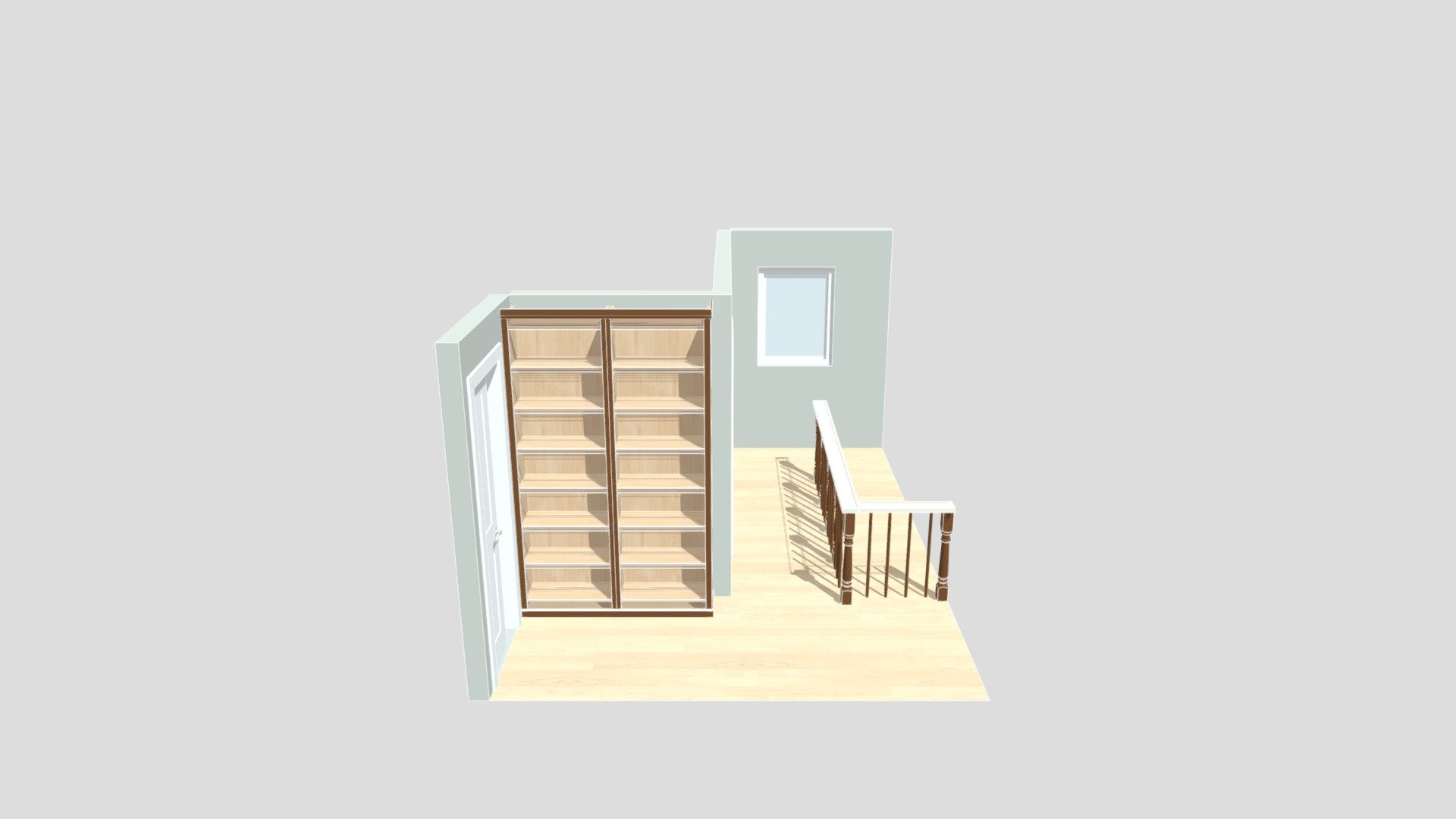 BookCase Sketch - 3D model by SoCalCarpentry [45f8b6b] - Sketchfab