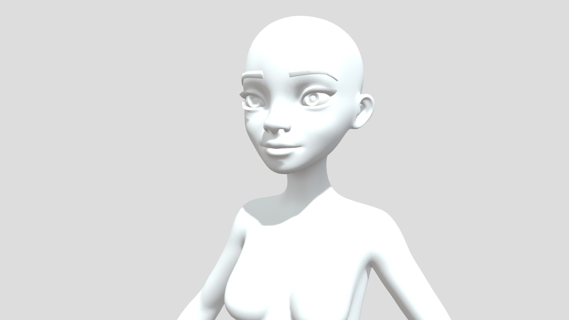 Stylized Female Body 01 - 3D model by navidghadiri.job [45f9c01 ...