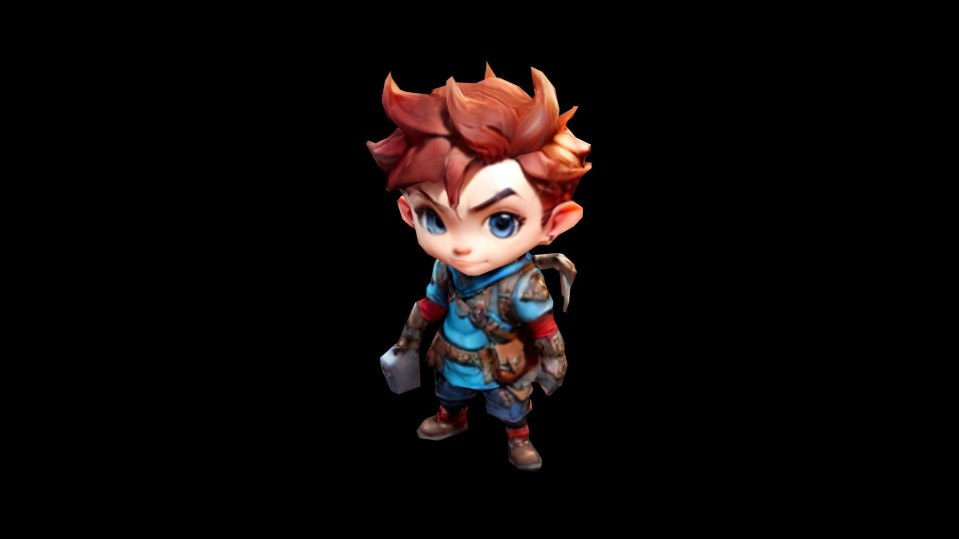 3D rendered image of a young adventurer 2D and 3 - Download Free 3D ...