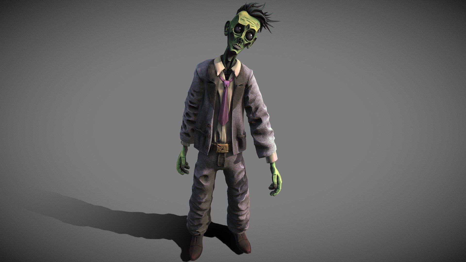 Zombie Guy - 3D model by count_zero [45fa20a] - Sketchfab