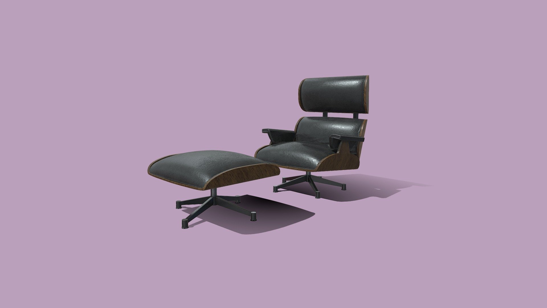 Eames Lounge Chair - Buy Royalty Free 3D model by mattpoast [45fa3e0 ...