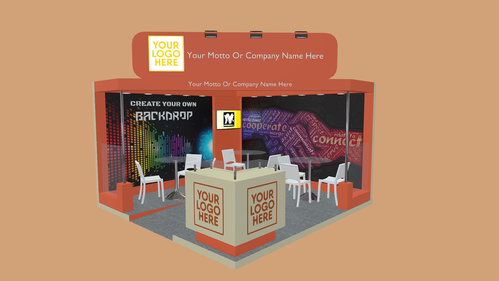 Booth-1 - 3D model by DjArun [45fc8f7] - Sketchfab