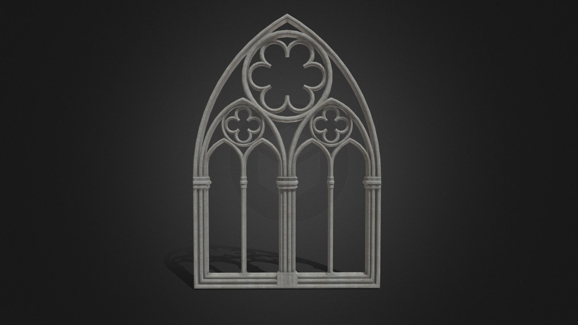 Big Gothic Window - Buy Royalty Free 3D model by FunWithBlender (@HolmH) [45fe95b] - Sketchfab Store