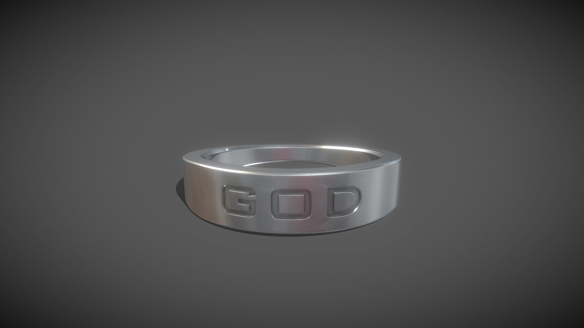 God Ring Female Silver - Buy Royalty Free 3D model by Sandeep Choudhary ...