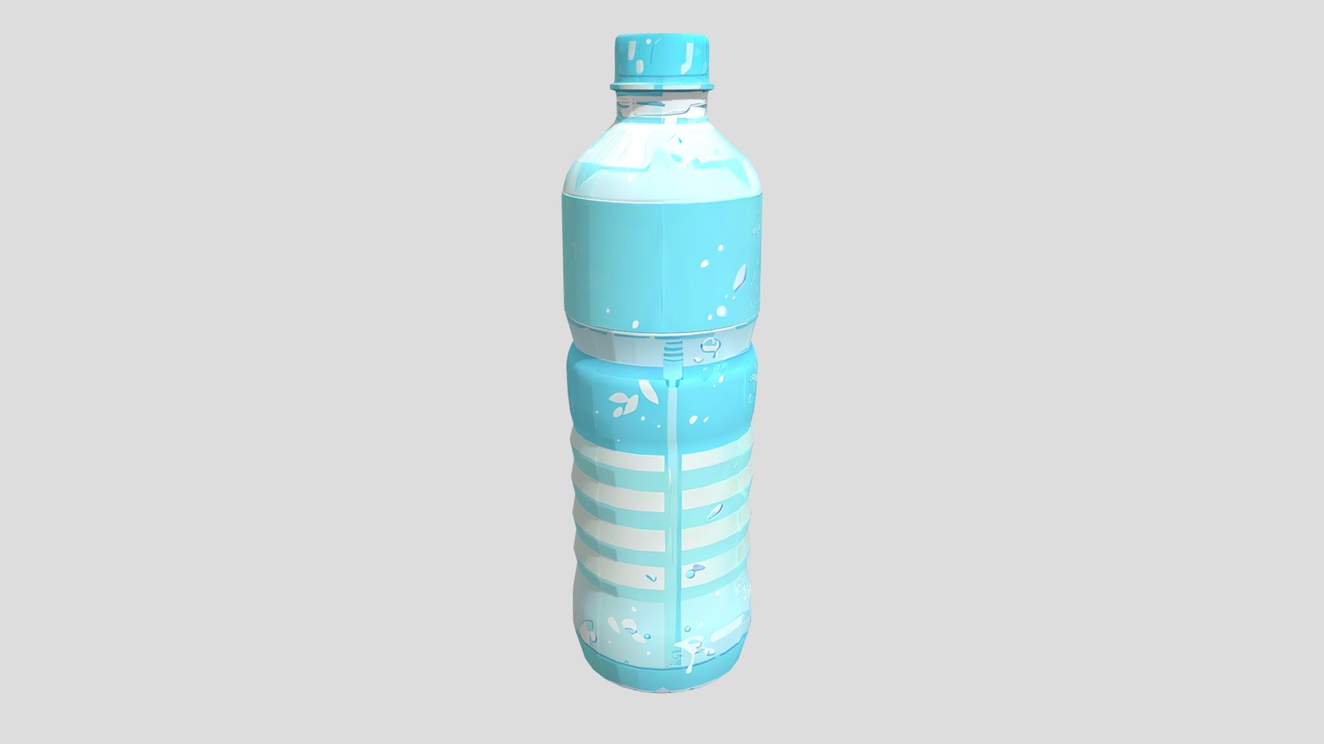 A water bottle - 3D model by DiegoNG [4600ecb] - Sketchfab
