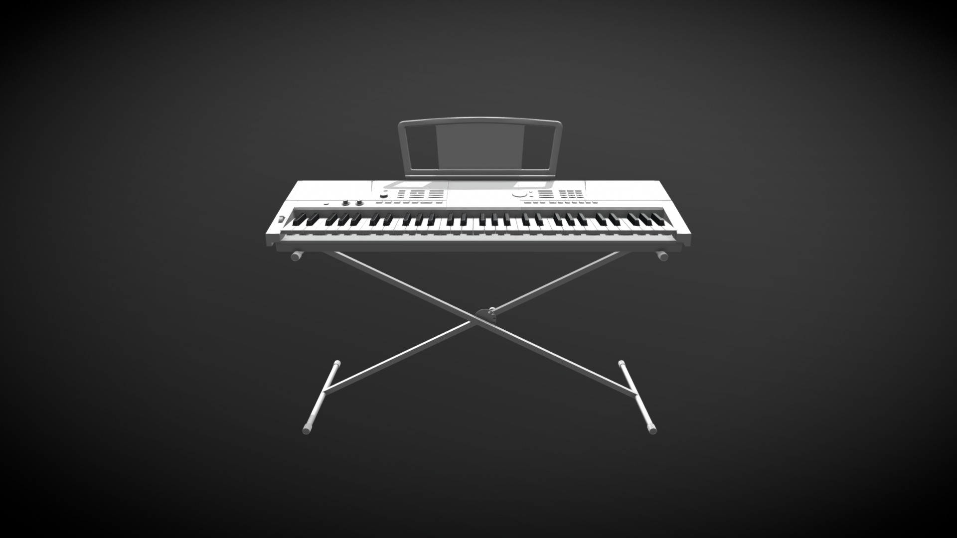Electric Keyboard - 3D model by Abbe (@ninja42) [4600ef6] - Sketchfab
