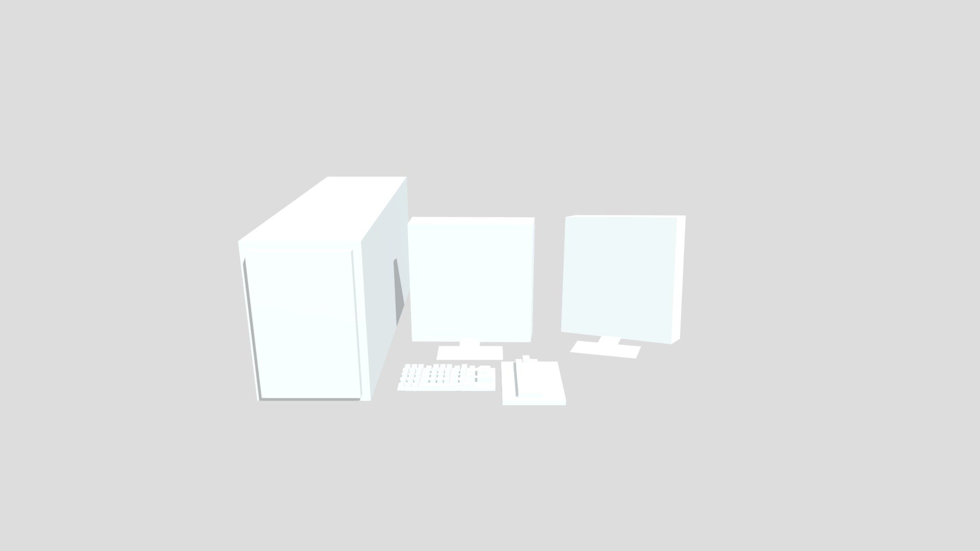 Pc Model - 3D model by anth0nyrandall [4601635] - Sketchfab