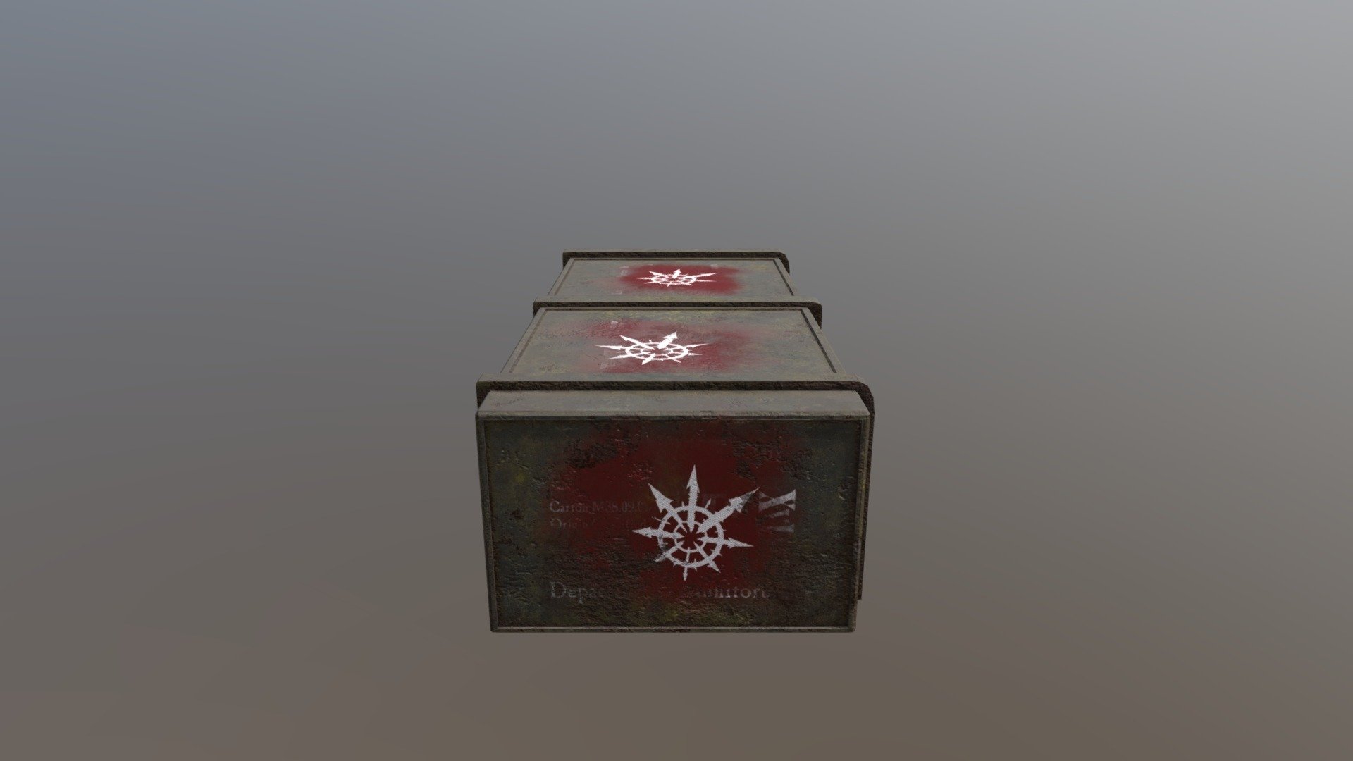 40K Rifle Crate DKOK_Rusty_Renegade Version - 3D model by speckysimon ...