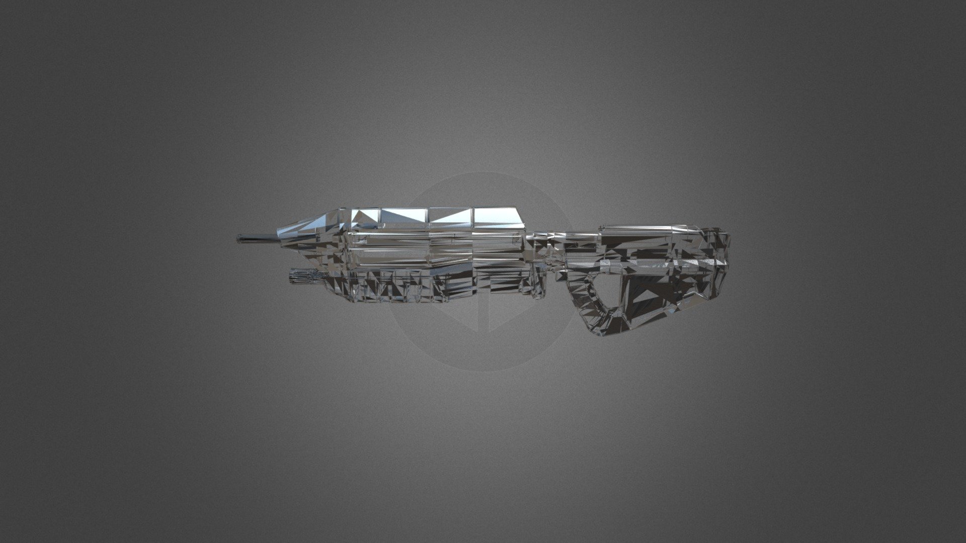 Assault rifle halo - 3D model by ingenmeh [460204c] - Sketchfab