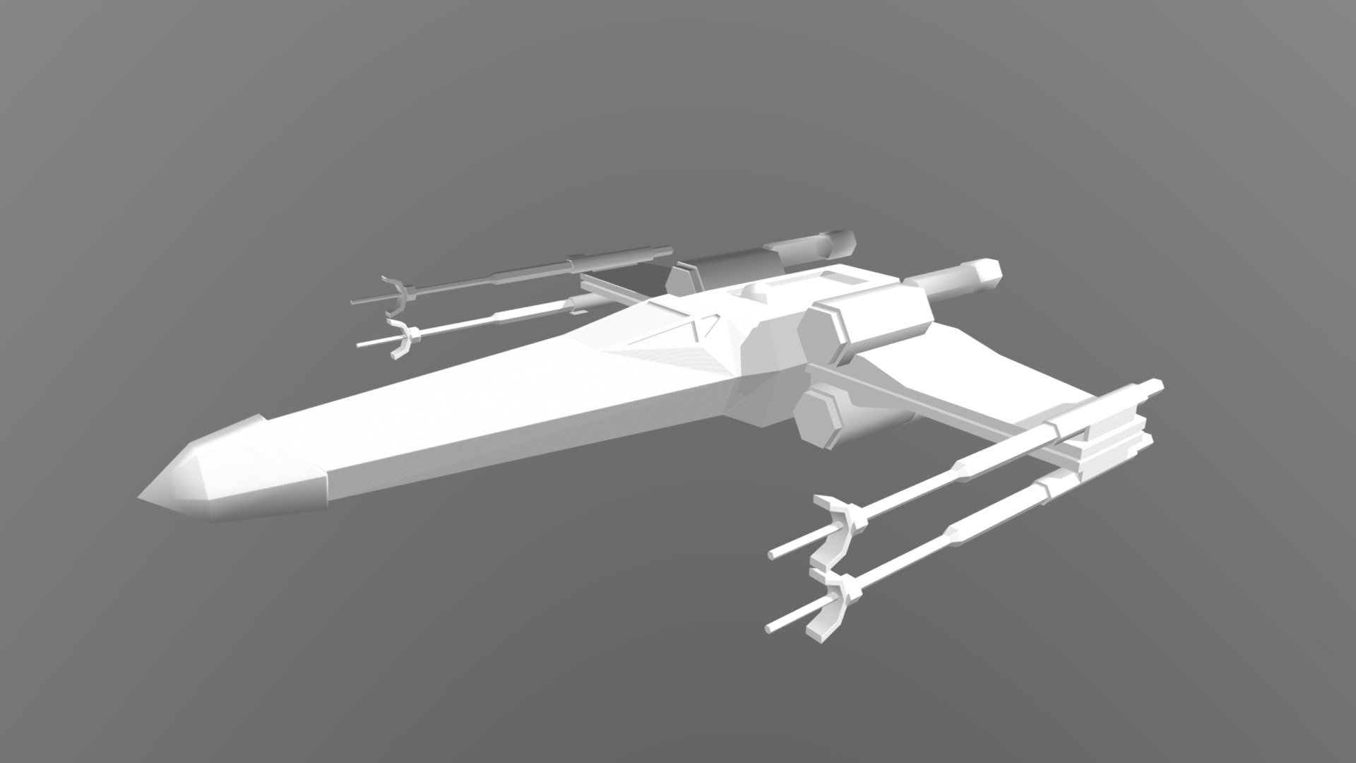 X- Wing - Download Free 3D model by milkfromsaturn [4602f65] - Sketchfab