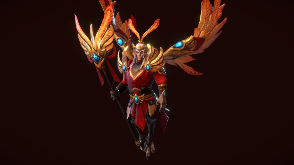 Rebirth of the Sky Guardian - Dota 2 item set - 3D model by Sarath K ...