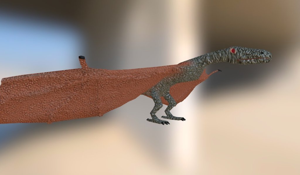 Simple wyvern, version 2 - 3D model by BerryBubbleBlast [4605626 ...