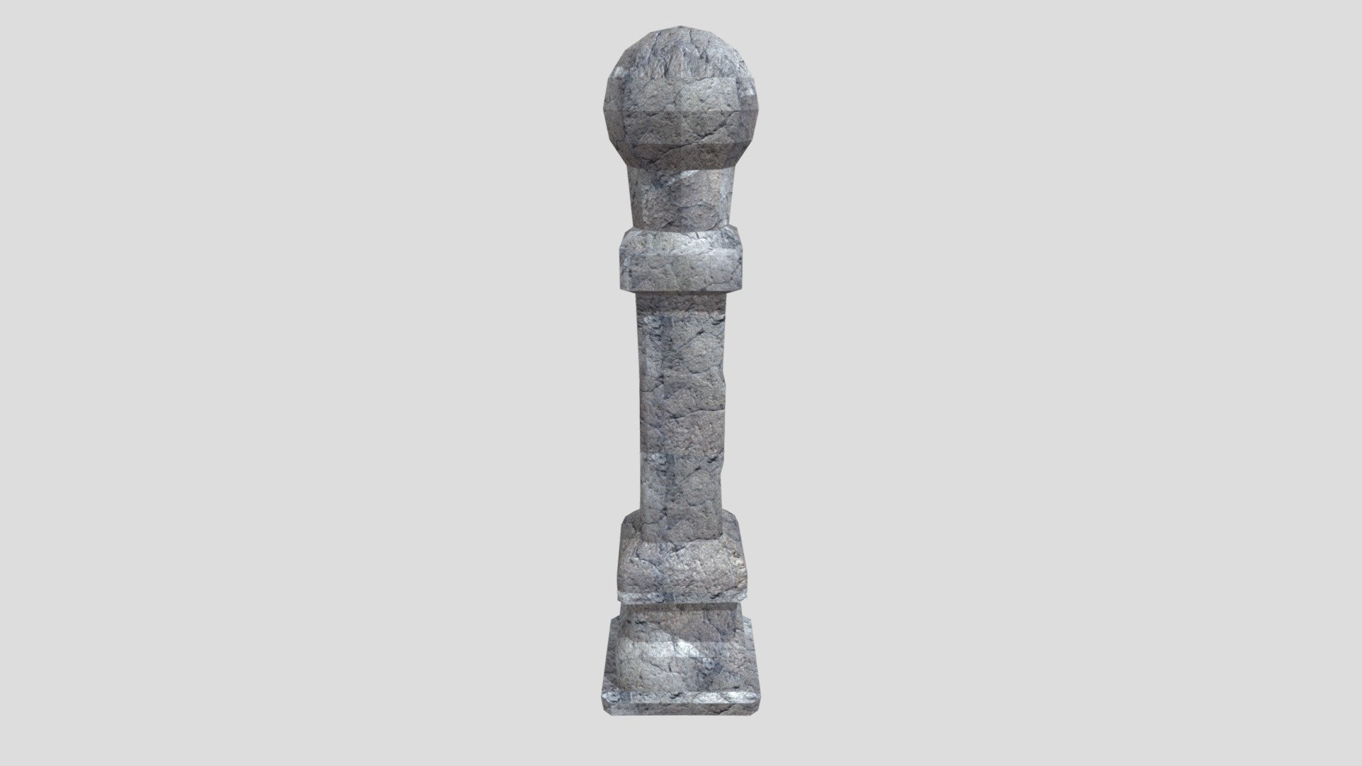 Stone Pillar - 3D model by George.Lar [46079ec] - Sketchfab