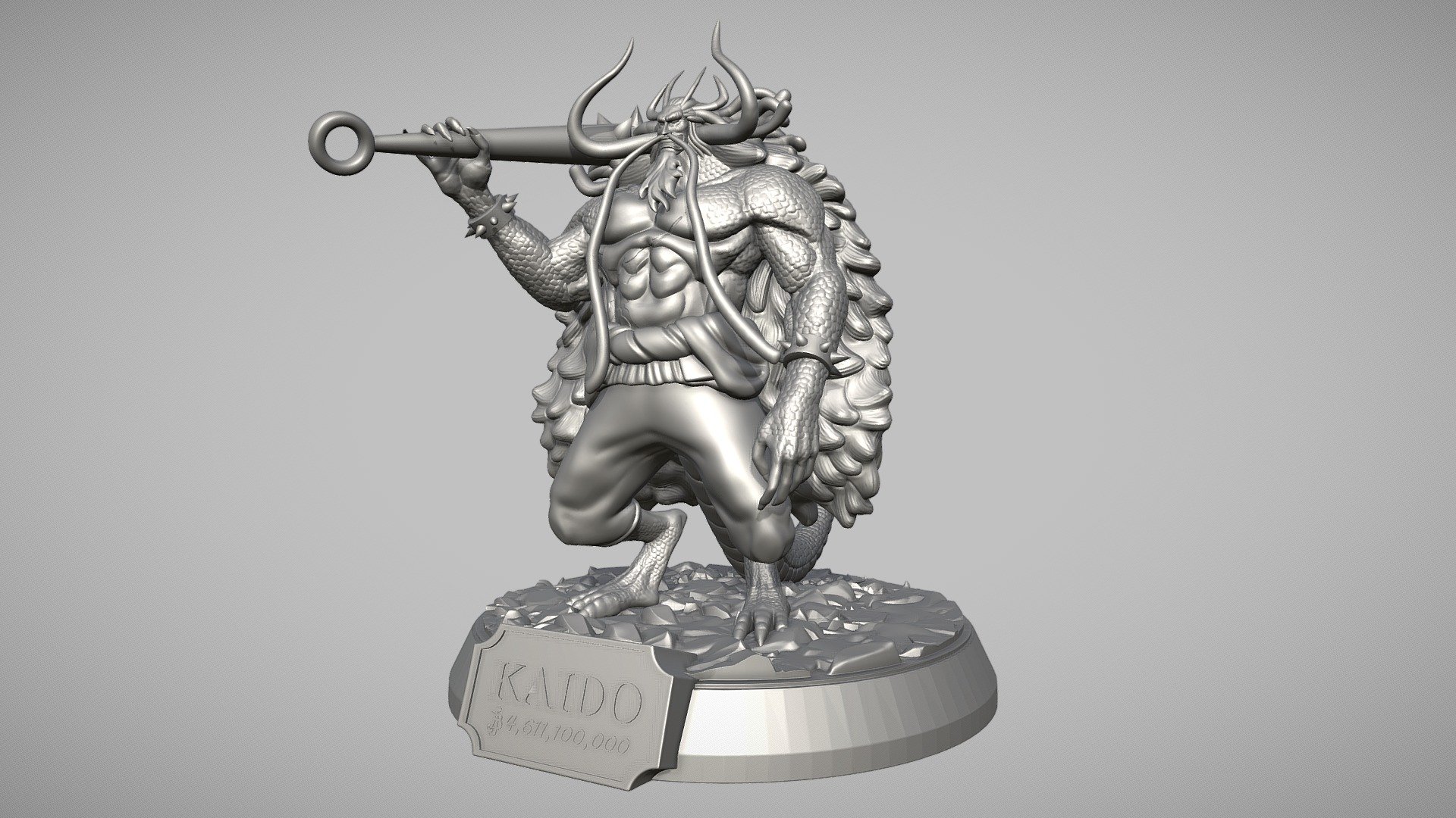 KAIDO HYBRID FORM - ONE PIECE - 3D model by FelipeMauro [4607c33 ...