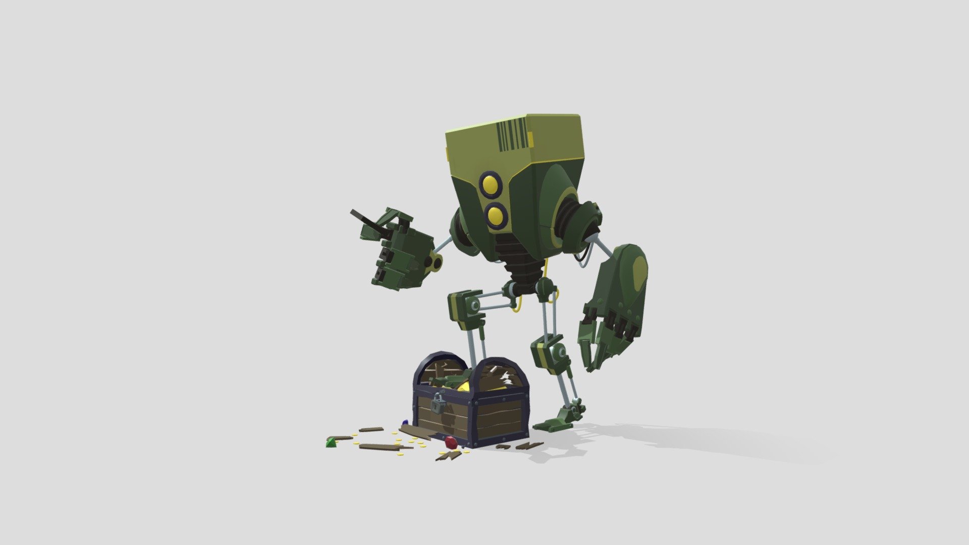 Robot DZ - Download Free 3D model by aMaksimoff [460863e] - Sketchfab