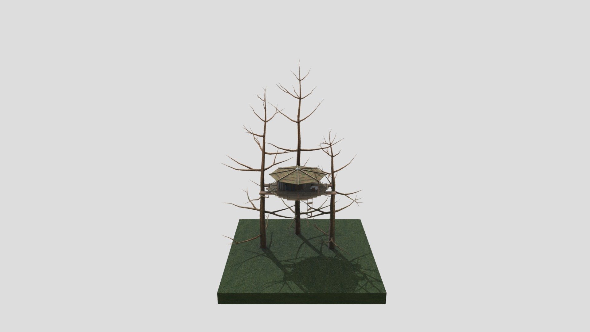 Treehouse - Download Free 3D model by Similiakan [460b179] - Sketchfab