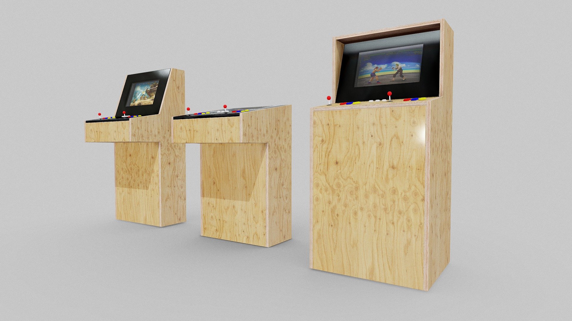 Arcade Game Machine - Buy Royalty Free 3D model by Marcin Lubecki ...