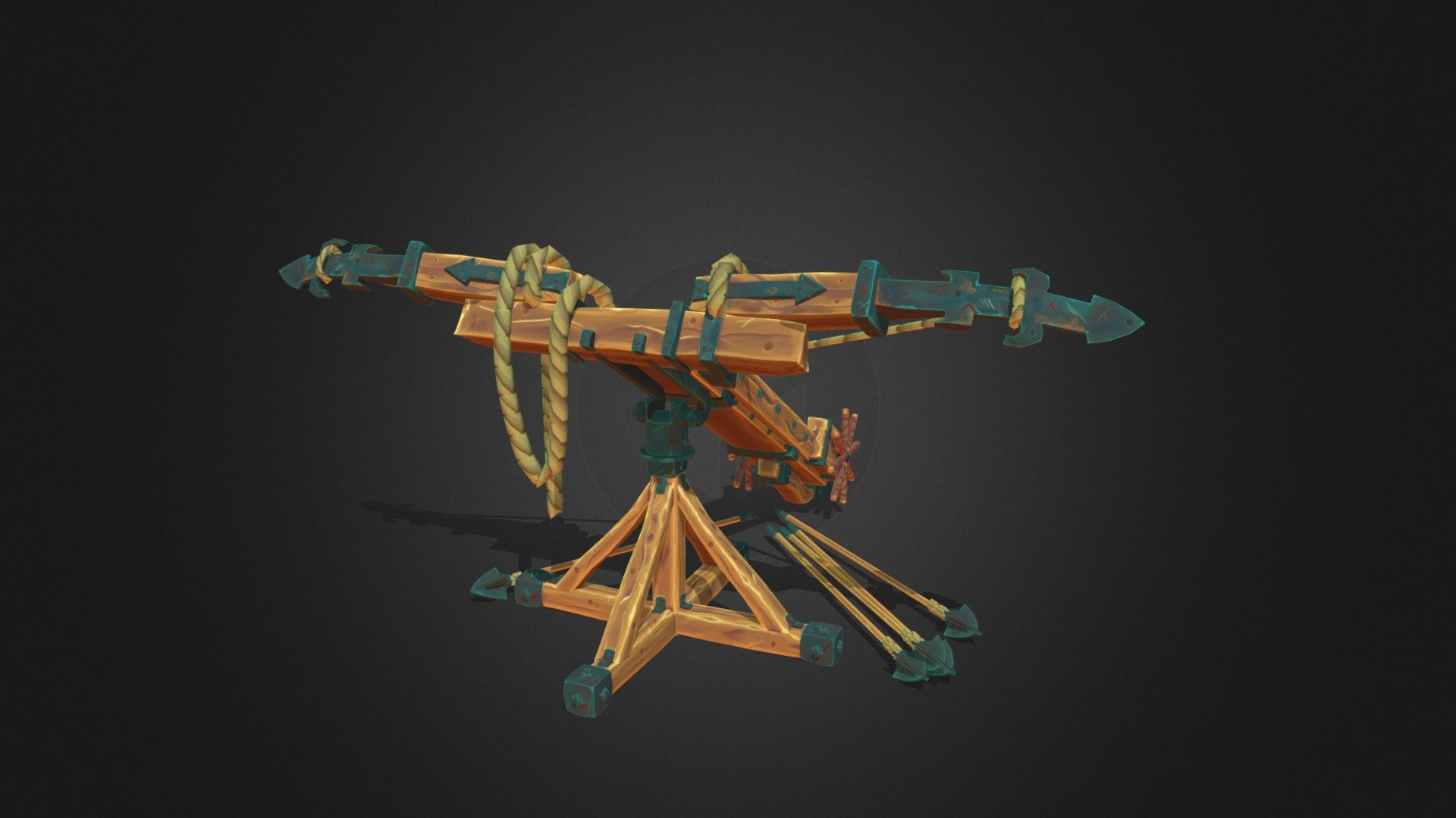 CGMA - Wayfinder Inspired Ballista - Download Free 3D model by Tradit [460c2d3] - Sketchfab