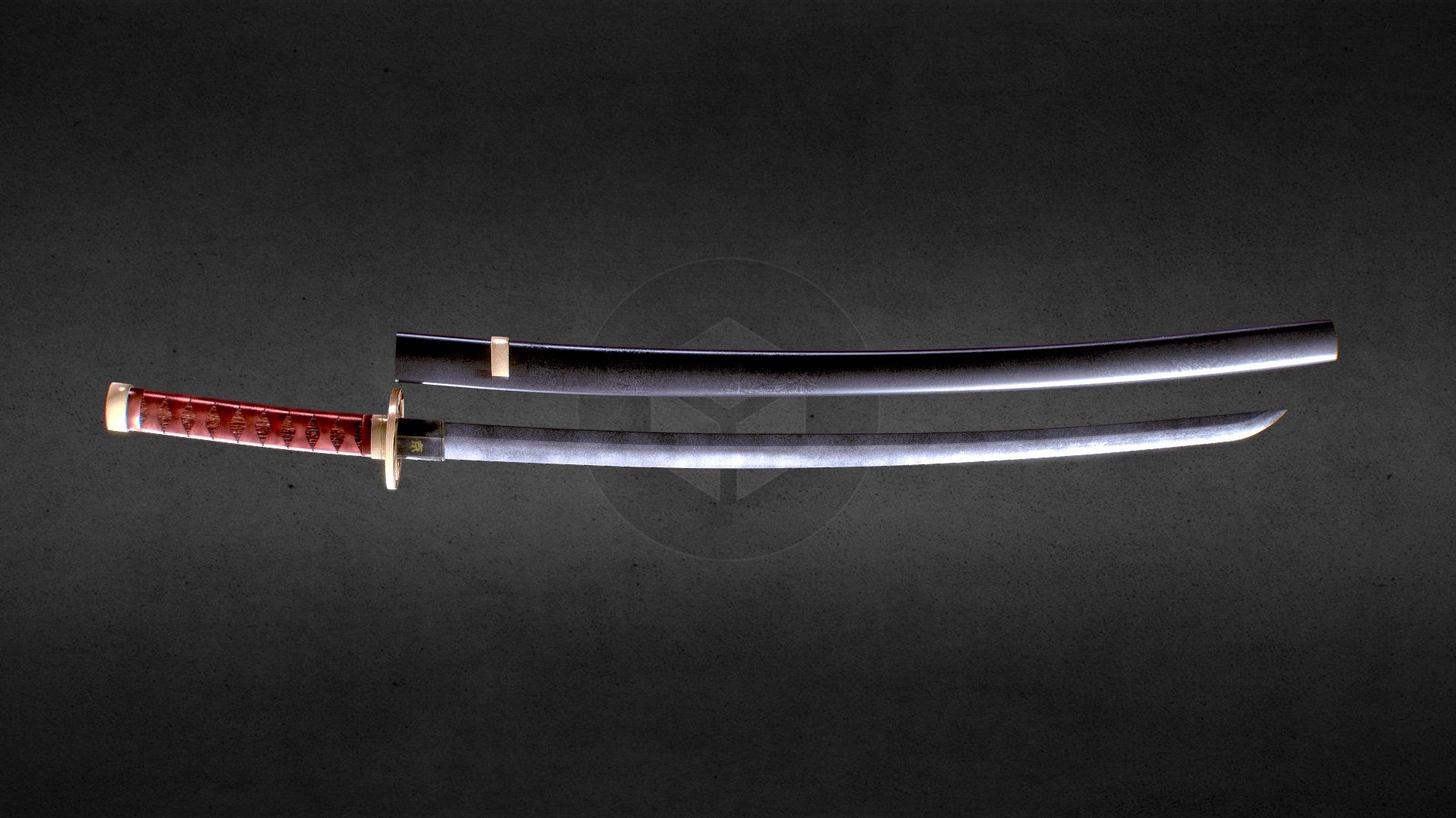 Katana Ryujin - Game Ready - Download Free 3D model by Lucas Silva ...